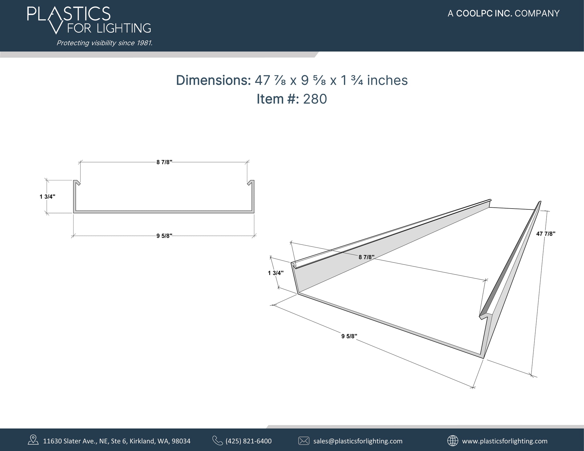 Wrap Around Lenses With Down Hooks – PlasticsForLighting