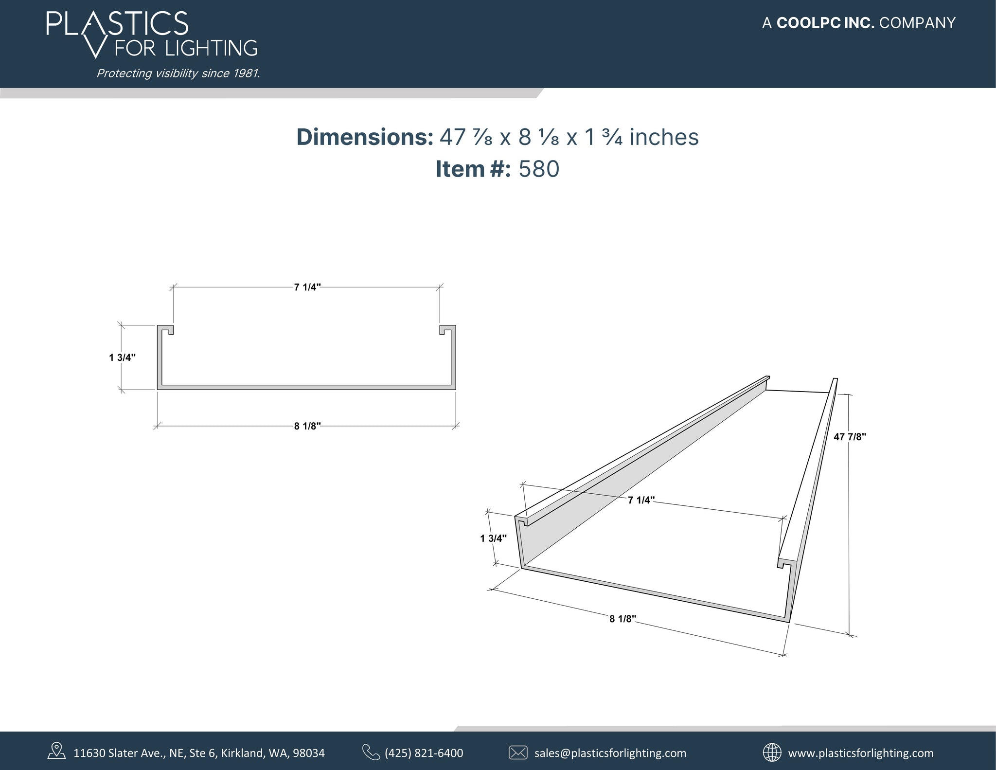 WRAP AROUND LENSES WITH DOWN HOOKS – PlasticsForLighting
