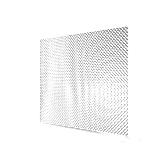 PS21.125 Clear Prismatic Acrylic Lenses – PlasticsForLighting
